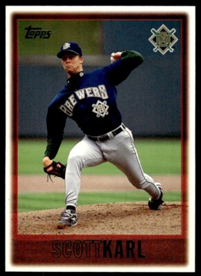 1997 Topps Baseball Card Scott Karl hgfdrt Milwaukee Brewers #58 | eBay