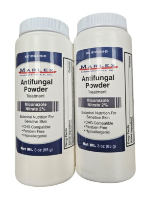 MARLEX Antifungal POWDER Miconazole 2% 3oz ( 2 pack ) __ | eBay