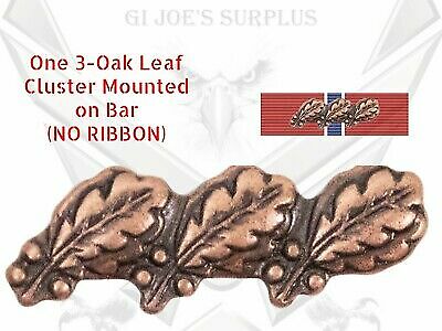 Single Bar 3 Bronze Oak Leaf Cluster OLC 5/16 Device Military Medals ...