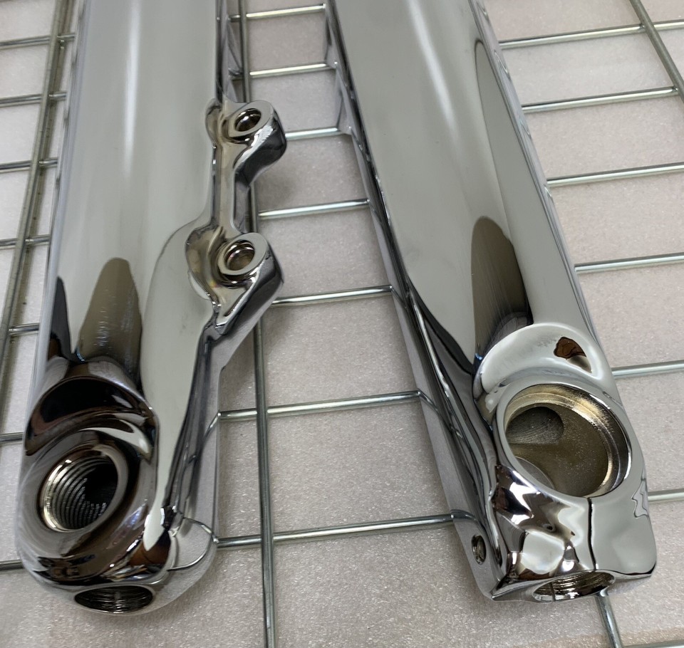 Harley 2018 -23 FORK LEGS Breakout Softail CUSTOM CHROME FXBR SLIDERS ...