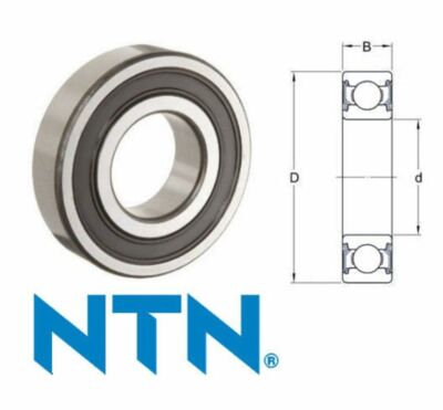 NTN 60/22 2RS BALL BEARING, RUBBER SEALS RS DDU LLU 22x44x12mm | eBay