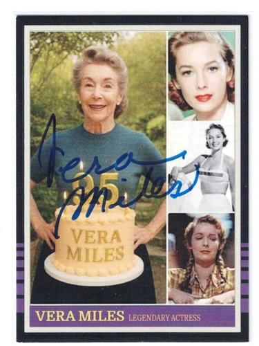 Vera Miles Hand-Signed trading Card Autograph Psycho Movie Actress ...