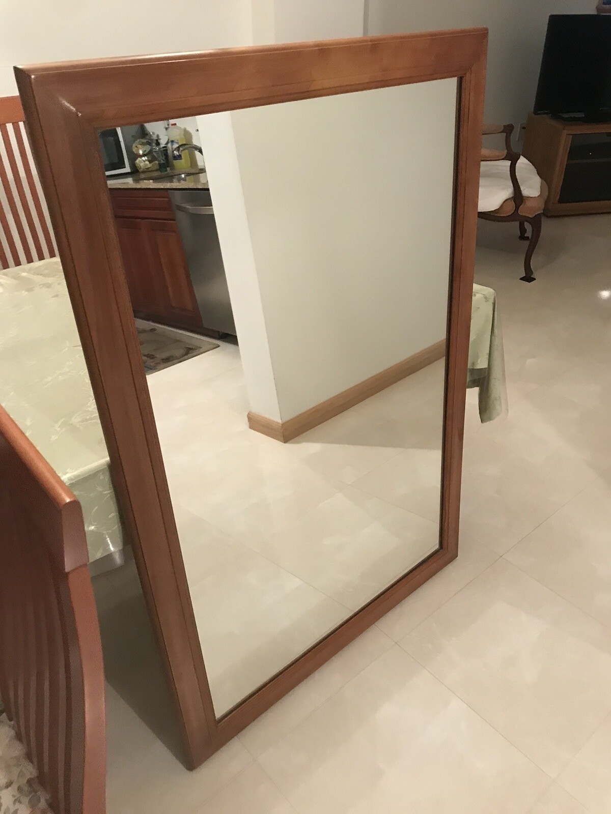 Virginia House 1965 Mirror 51” x 35” Solid Maplewood Frame | eBay