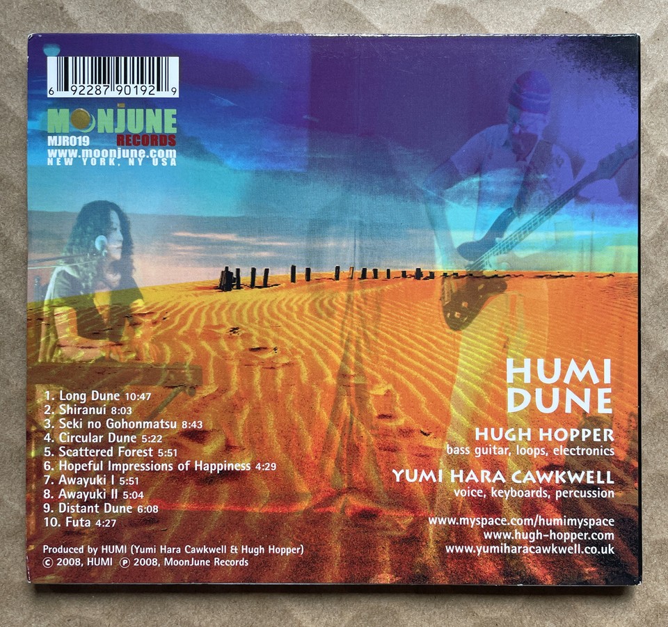 Humi Dune - Hugh Hopper (Soft Machine) & Yumi Hara Cawkwell (CD, 2008 ...