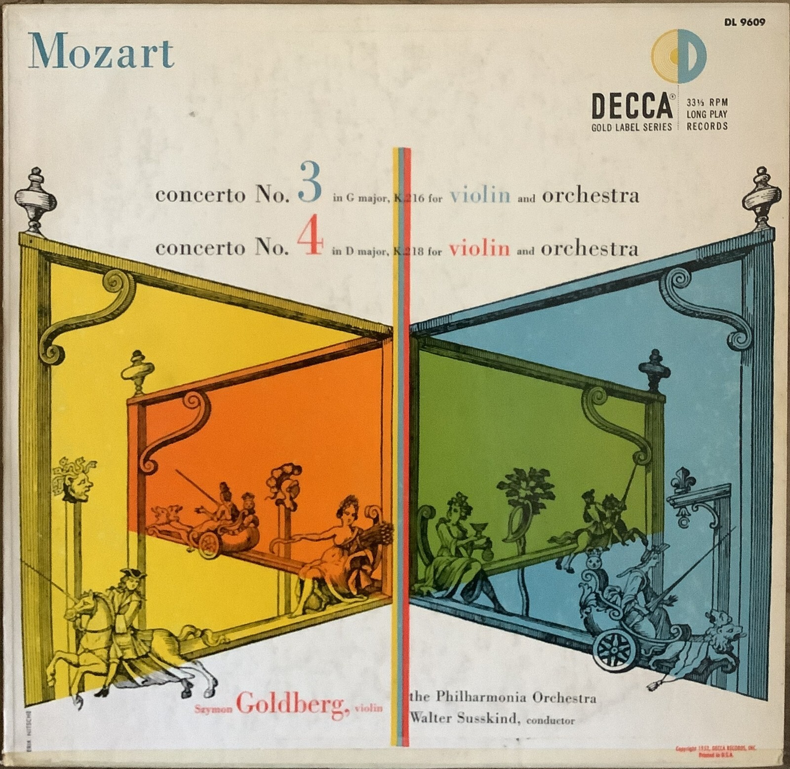 Mozart, Concerto No. 3 in G major, K.216 & No. 4 in D major K.218 for ...