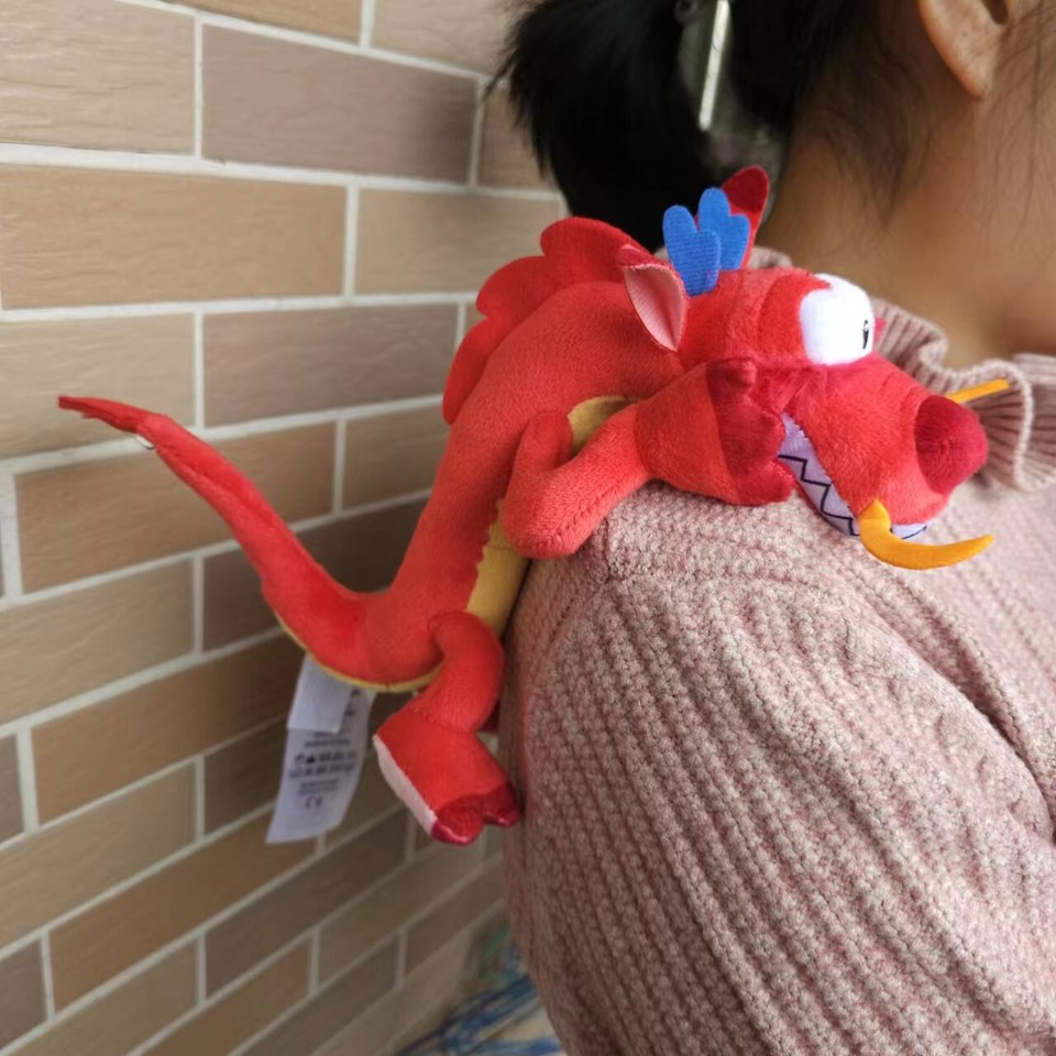 Disney Mulan Mushu Dragon Doll Shoulder Magnetic Pal Plush Toy | eBay