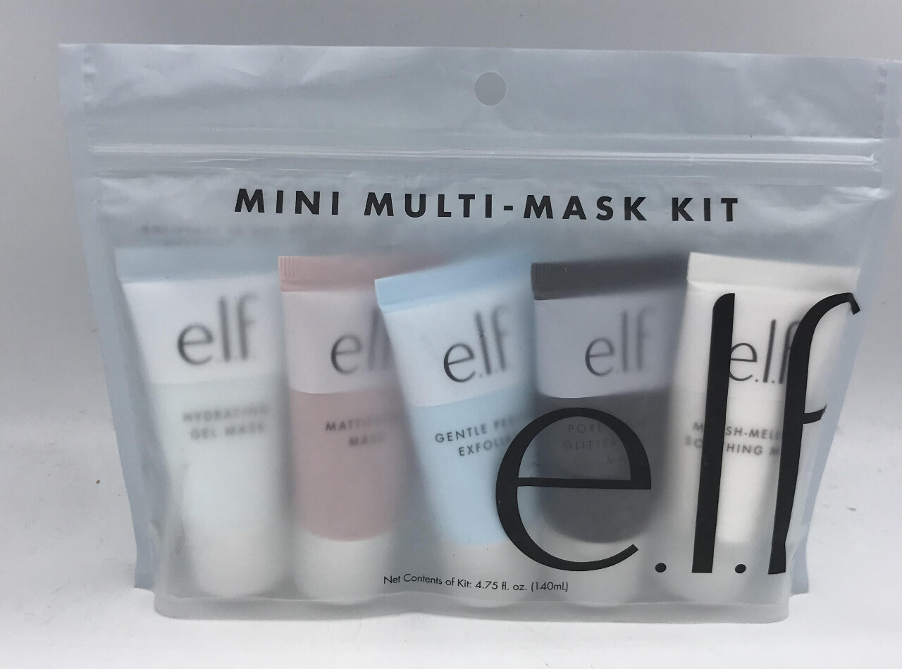 E.L.F. 5 PC. MINI MULTI-MASK KIT .95 FL. OZ. 28 ML. 4.75OZ 140ML TOTAL ...