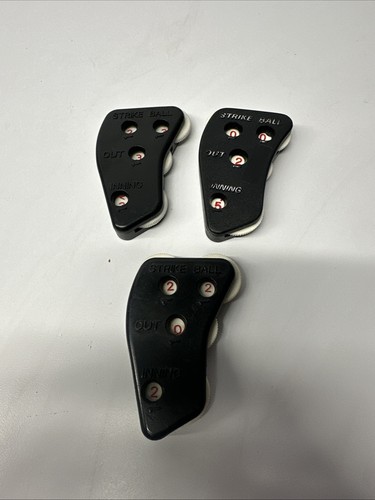 Lot Of 3 Umpire Indicator Strike Ball Out Inning Baseball 4 in 1 ...