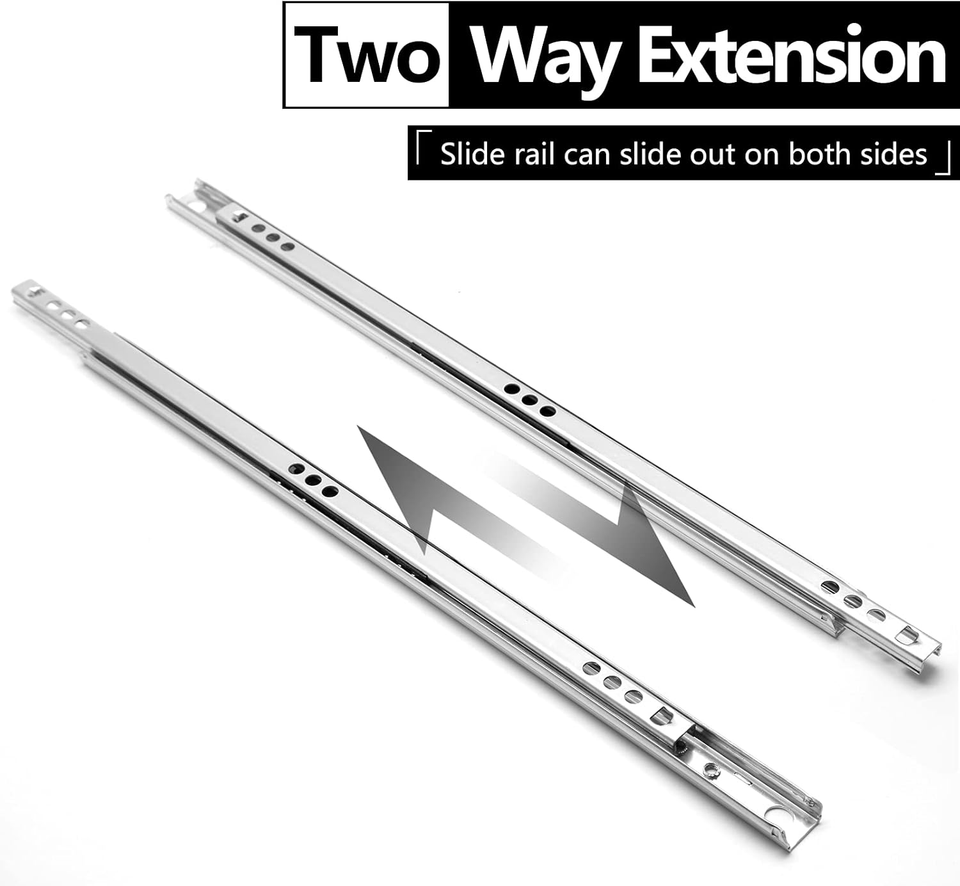 12 Inch Drawer Slides, Metal Drawer Slide Small Drawer Rails Ball ...