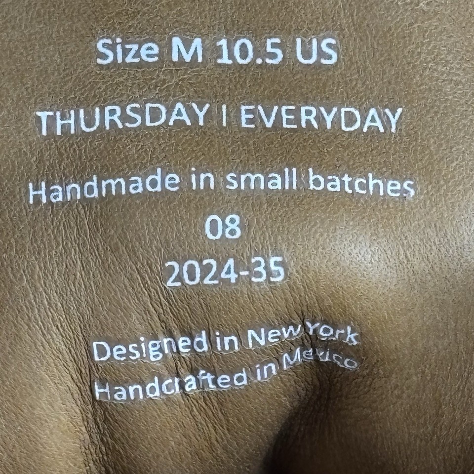 Thursday Boot Company Mens Size 10.5 Everyday Coffee Leather High Top ...