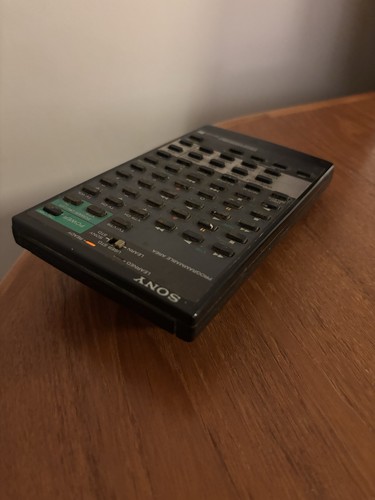 Sony RM-P102 PROGRAMMABLE SYSTEM COMMANDER VINTAGE REMOTE CONTROL ...