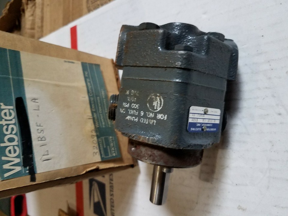 Webster Fuel oil pump 1L1BSF-LA | eBay