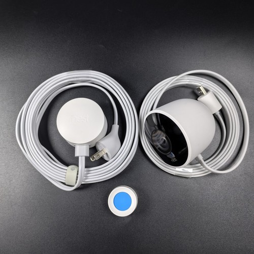 Google Nest Cam Outdoor Security Camera Wired Wi-Fi Night Vision 1080P ...