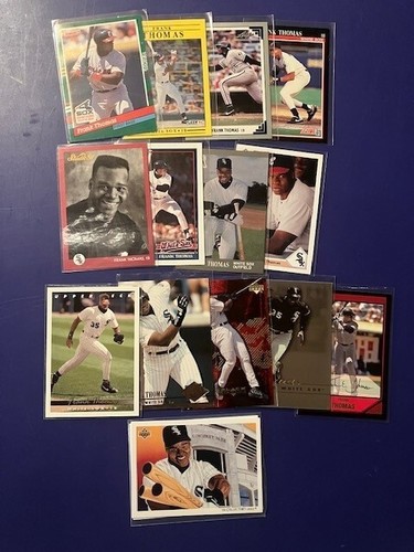 Frank Thomas Baseball Card Lot--15 Different Cards--All Major Brands ...