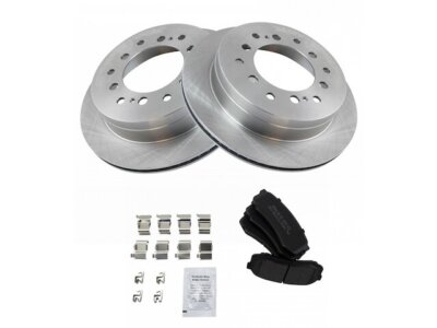 For 2007-2009 Toyota FJ Cruiser Brake Pad and Rotor Kit Rear 18181XH ...