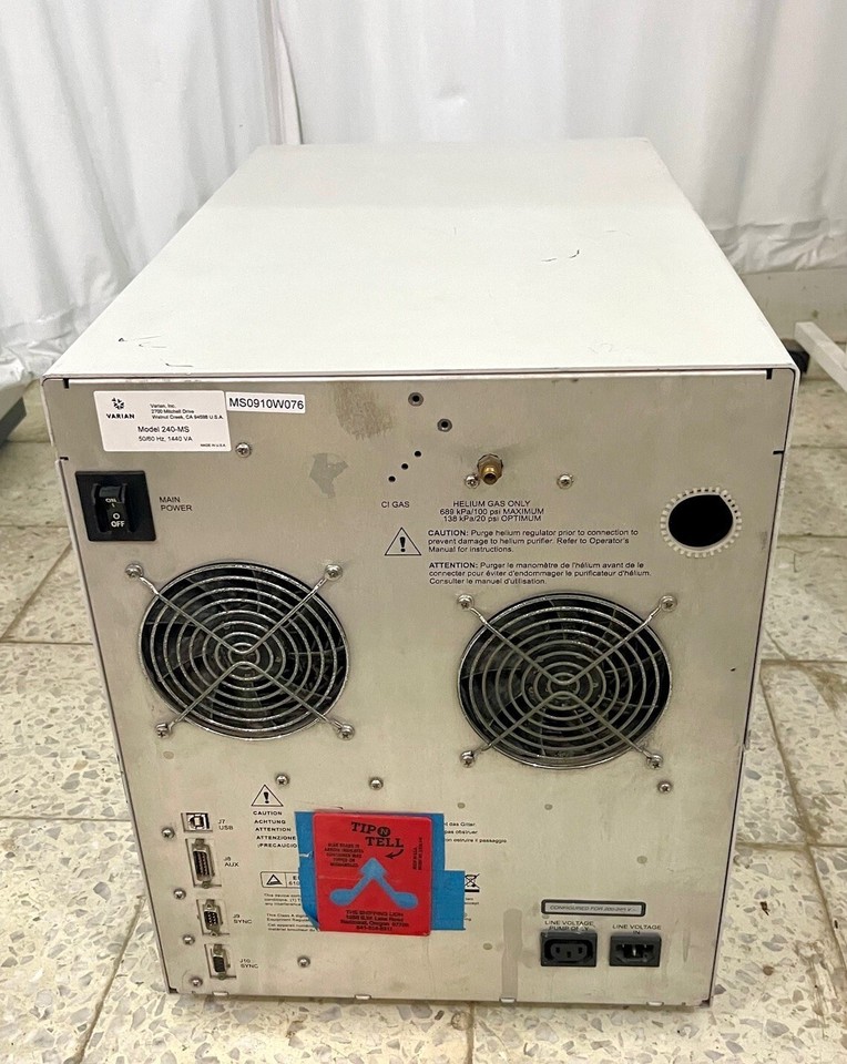 VARIAN 450-GC Gas Chromatograph &240 MS Mass Spectrometer, See Video | eBay