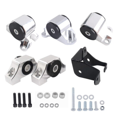 2 Bolt Engine Motor Mount Kit For 96-00 Civic EK B16 B20 D16 B D Chrome ...