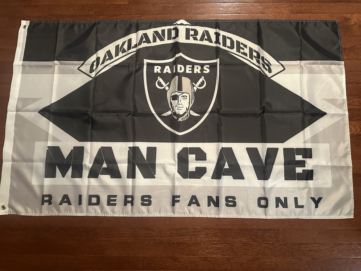 Oakland Raider Ultimate Man Caves Amazon.com : Raider Flag 3 * 5ft
