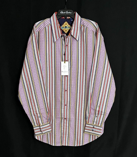 Robert Graham PERTH Striped $250 1XL NEW NWT Fast/Free Ship! | eBay