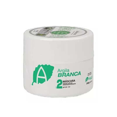 Mask Hair Treatment Argila Branca Hydra Adlux White Clay Mask 300g / 10 ...