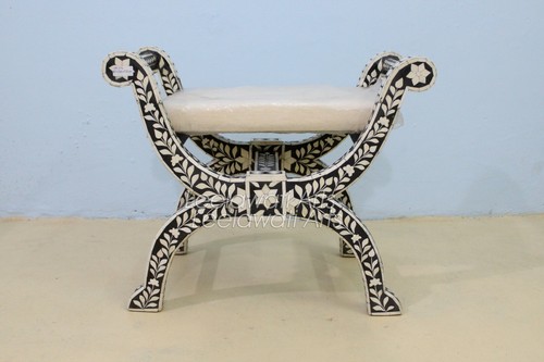 Antique Bone Inlay Roman Table Stool Handmade | eBay