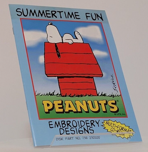 Snoopy Peanuts Summertime Fun Cartoons Embroidery Designs Multi-format ...