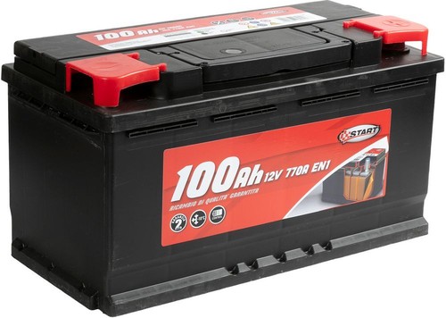 Car Battery 100AH 12V 770A Right Positive Terminal Box L5 START | eBay