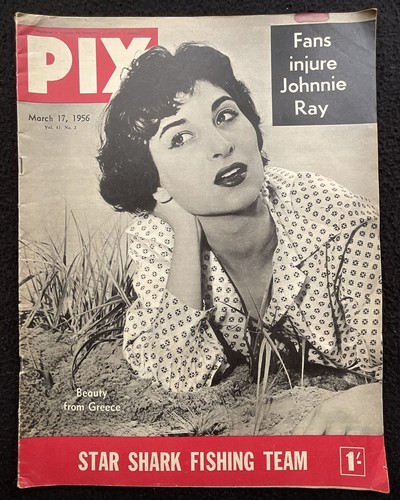 PIX - 1956, March 17, Johnnie Ray, Martine Carol, Bob & Dolly Dyer ...