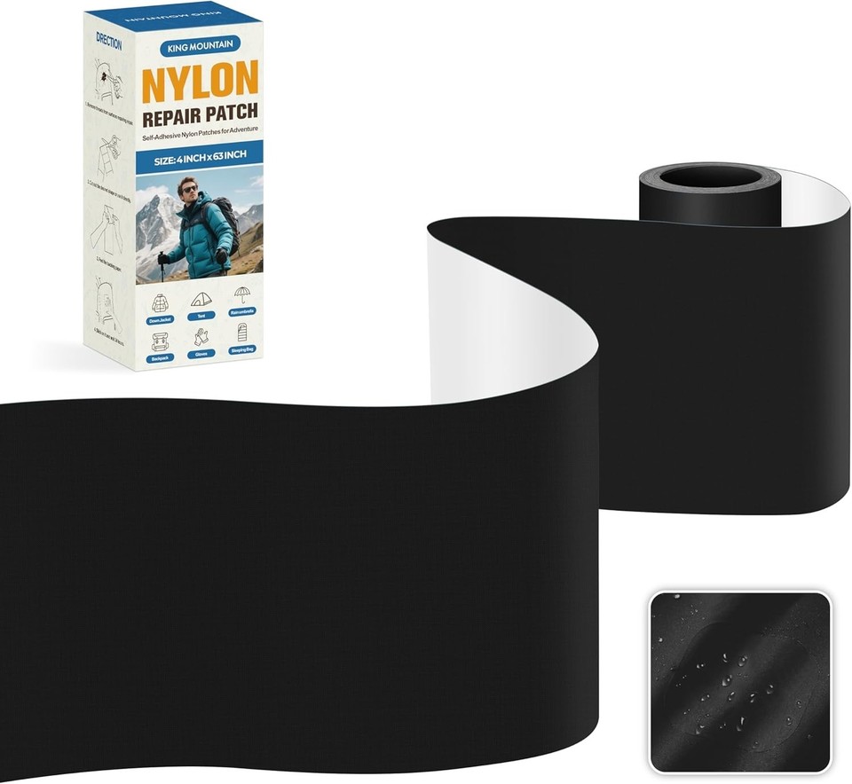 Self Adhesive Nylon Fabric Repair Tape, 4×63 Inches, Quick Down Jacket ...