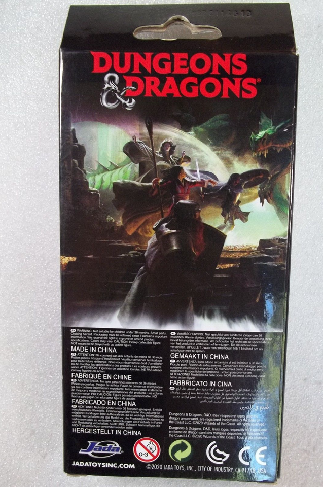 Dungeons & Dragons Diecast Figures Jada Toys Two Sets - Drizzt: Drow ...