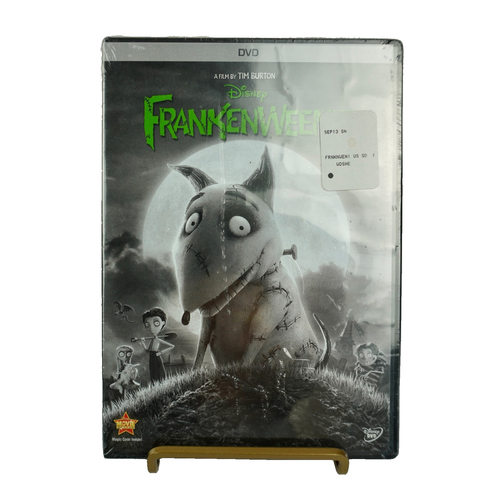Frankenweenie DVD 2013 Disney Dog Halloween Tim Burton Movie NEW ...