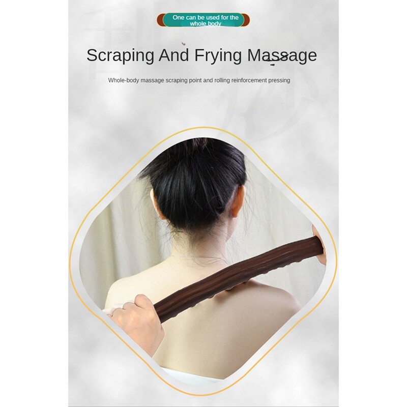 10 Beads Guasha Scraping Stick Wooden Massage Tools for Neck and Back ...