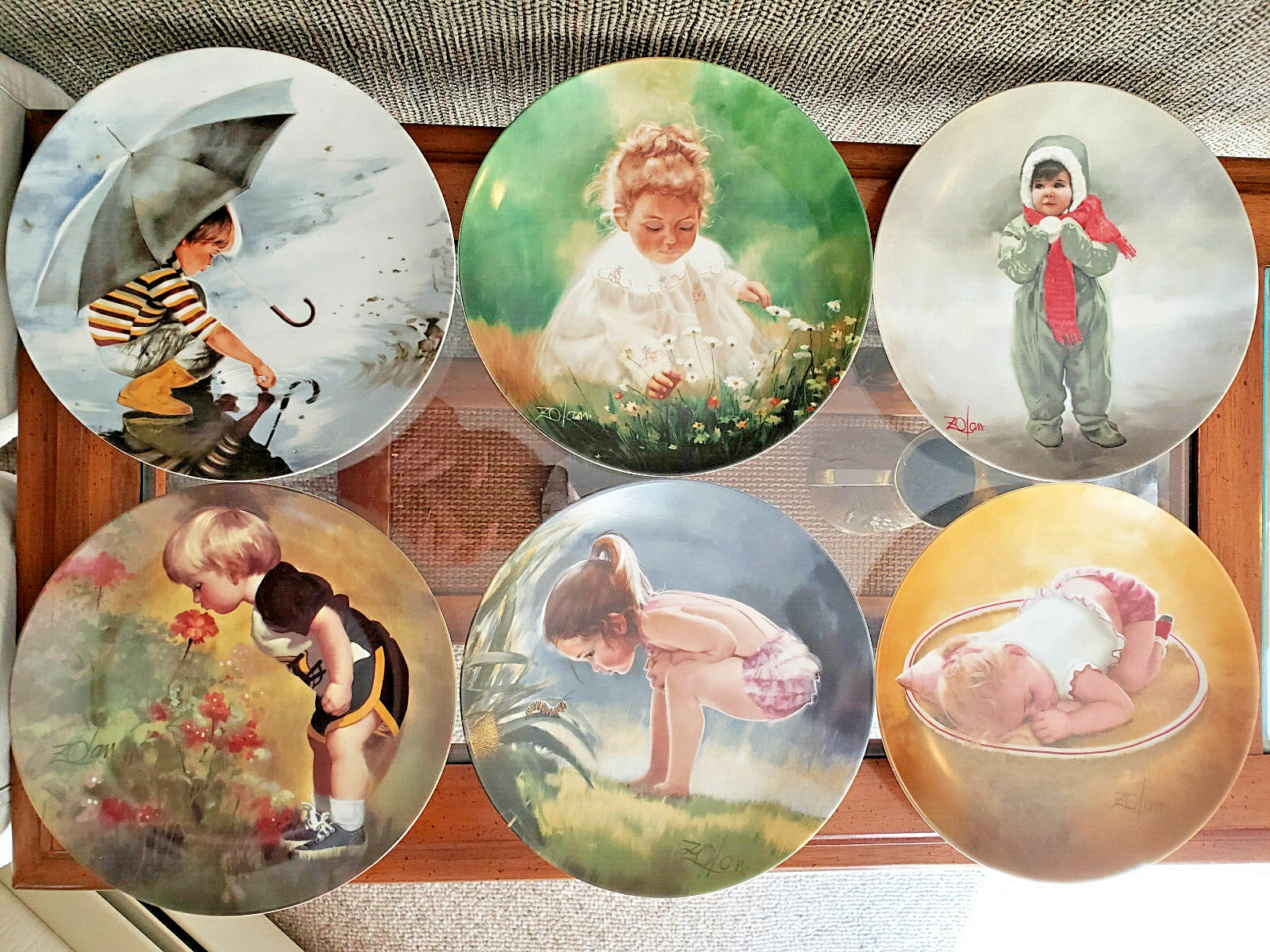 Collector Plates. Donald Zolan Wonder of Childhood Plates by Pemberton ...
