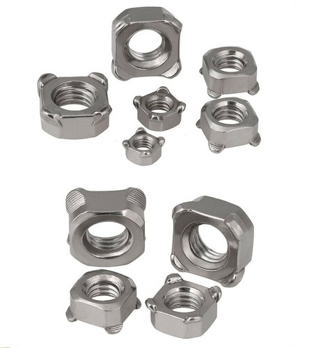 M3M4M5M6 M12 304 stainless steel Square welding nut DIN928 welding ...