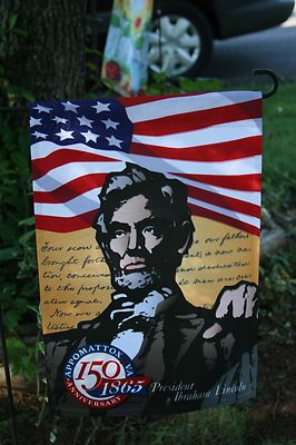 APPOMATTOX 150th SURRENDER ANNIVERSARY 12"X18" GARDEN FLAG PRESIDENT ...
