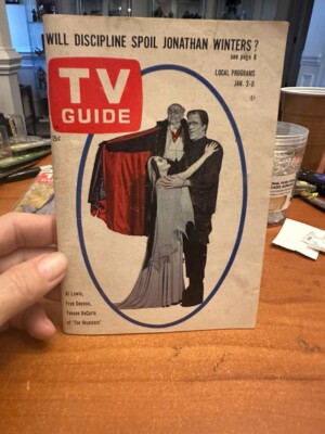 The Munsters TV Guide 1965 Jan 2 - 8 Fred Gwynne Yvonne DeCarlo Al ...