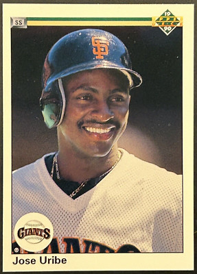 1990 Upper Deck Jose Uribe Rare DOB Error Card #188 | eBay