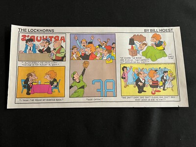 #08 THE LOCKHORNS by Bill Hoest Sunday Third Page Comic Strip May 17 ...