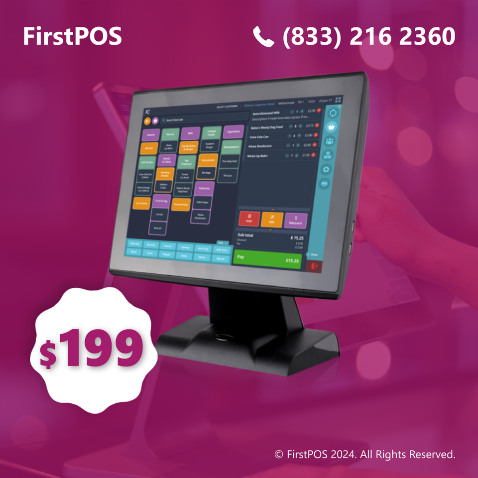 15" All in One Touchscreen Cash Register Till System For Retail ...