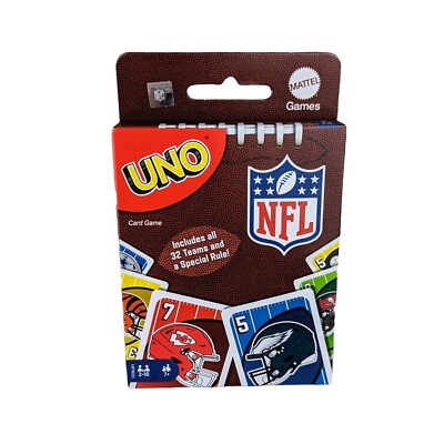 UNO NFL Special Edition Card Game with "Ice The Kicker" Rule NEW SHIPS ...