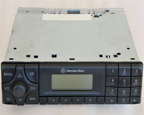 MERCEDES BENZ BECKER MODEL 3309 OEM AM/FM RADIO CASSETTE PLAYER FIBER ...
