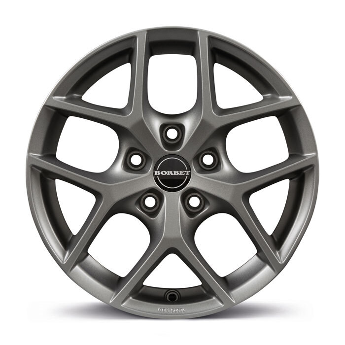 4 Borbet Wheels Y 7x16 ET38 5x112 for VW Beetle Caddy CC Cross Touran e ...