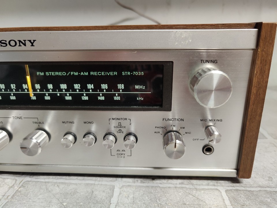 SONY STR-7035 Vintage FM/AM Stereo Receiver READ | eBay