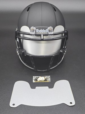 Custom Silver Blaze Mini Helmet Visor (Thin Flexi Style) **See ...