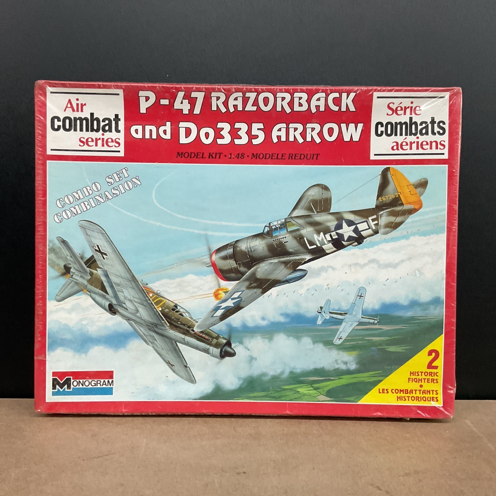 Monogram P-47 Razorback & Do335 Arrow 1:48 Scale Plastic Model Kit 6048 ...