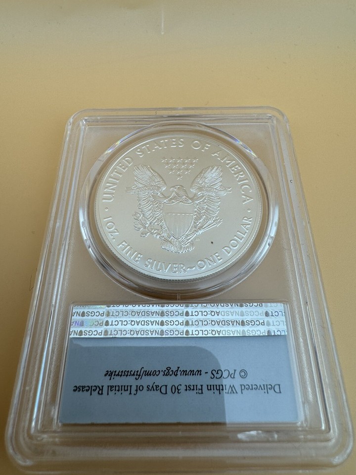 2019 1oz American Silver Eagle $1 PCGS MS69 First Strike Label "New" | eBay