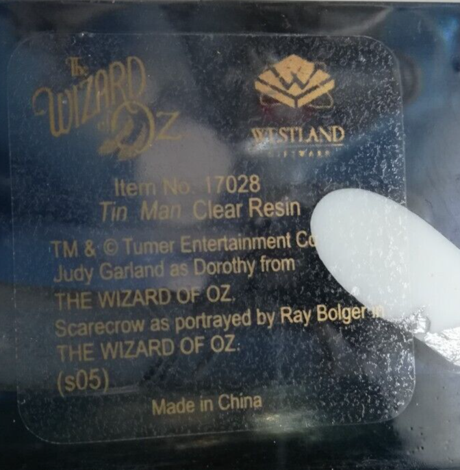 Westland Wizard of Oz Tin Man Resin Sculpture 17028 6 Inch with Flaw | eBay