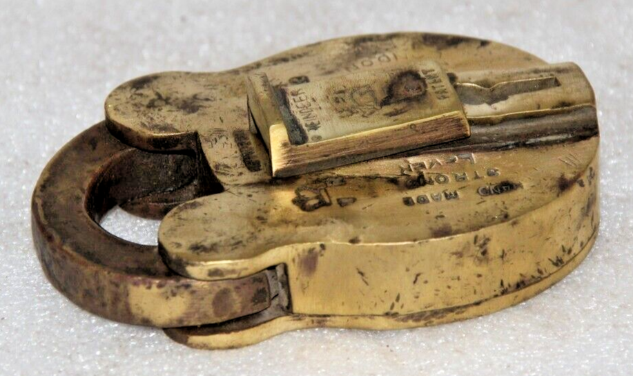 Security Lock and Keys, Home Decor, Iron Padlock, Rare Indian Lock ...