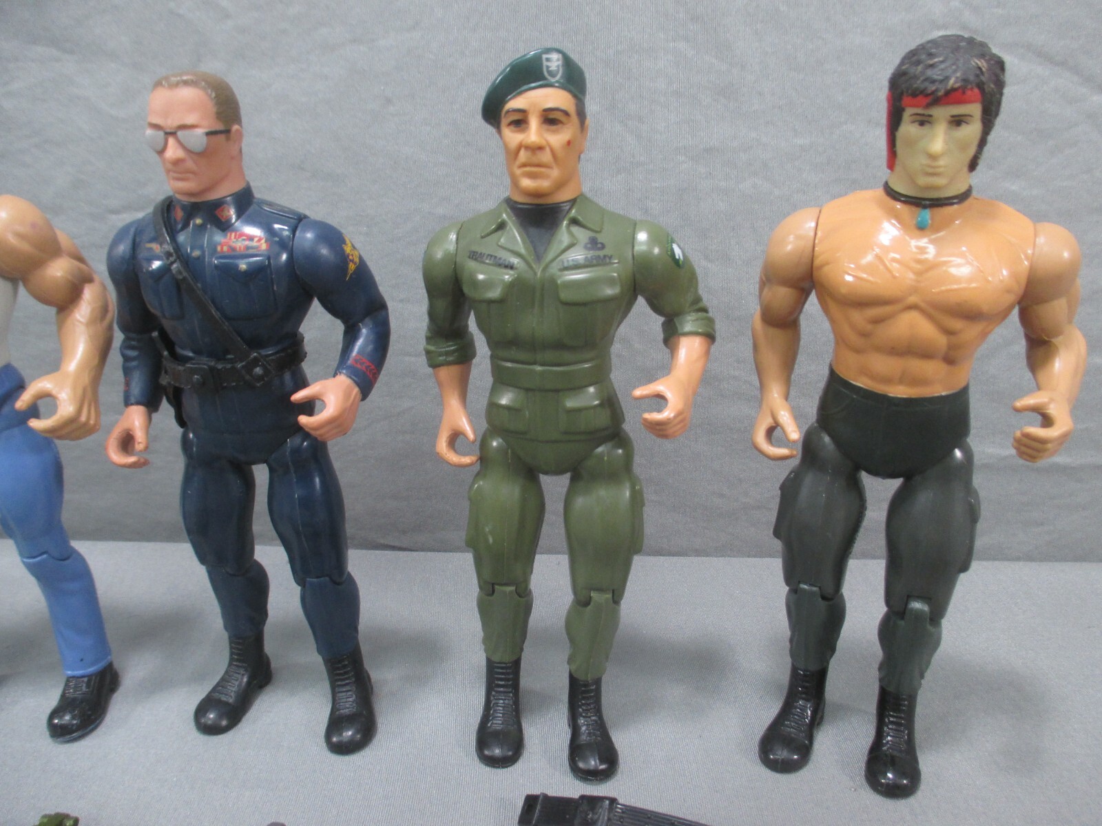 RAMBO COLONEL TRAUTMAN GENERAL WARHAWK SAVAGE 7" Action figure lot ...