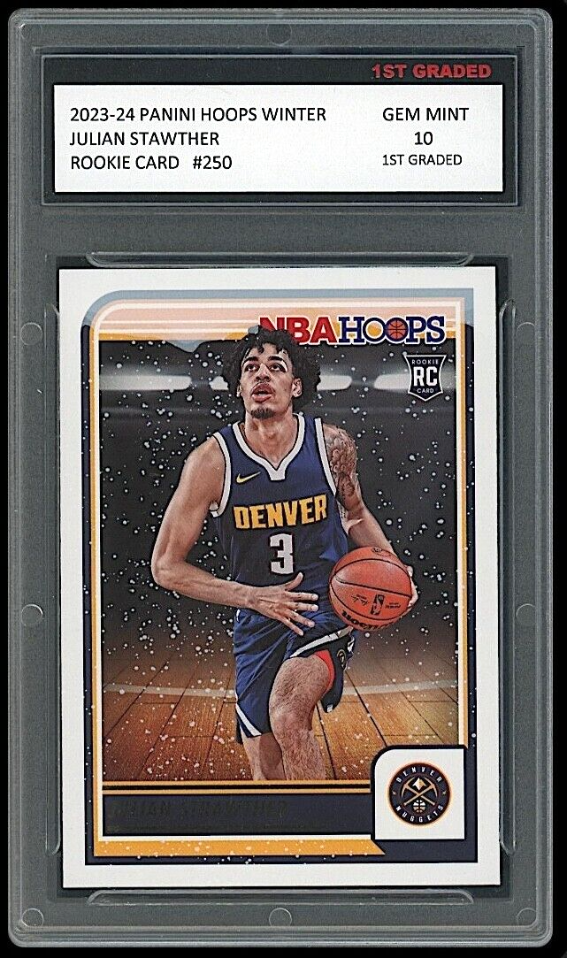 2023-24 Panini NBA Hoops - Rookies Julian Strawther #250 Winter (RC ...